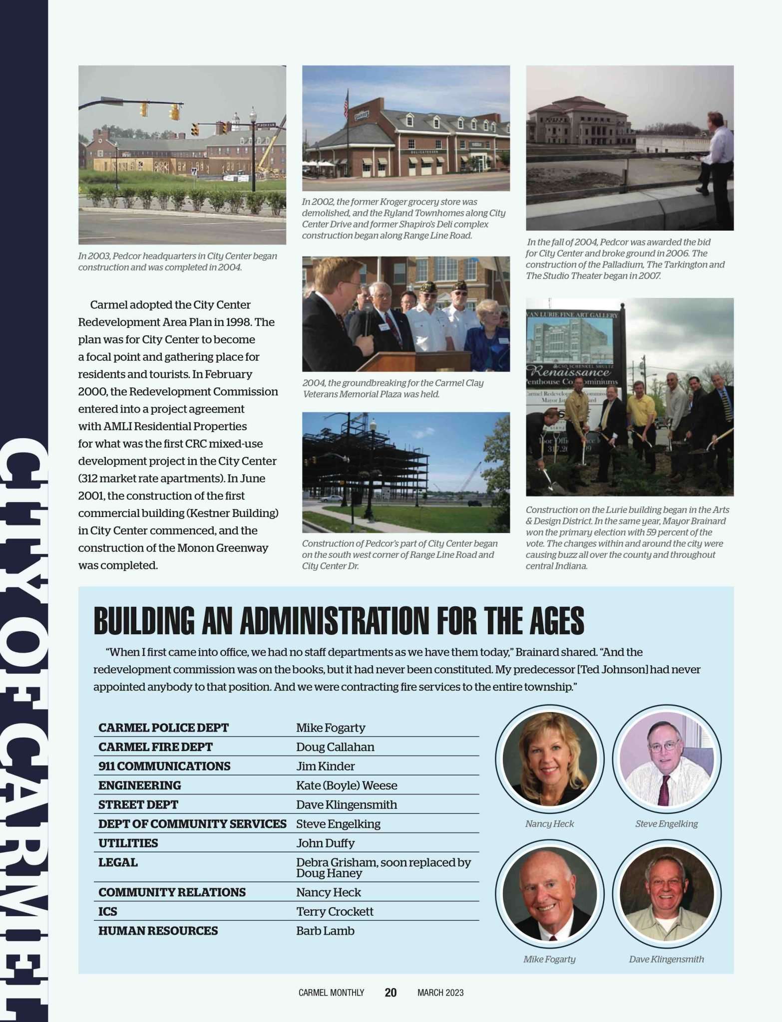 The City of Carmel: An Overview of a Decade